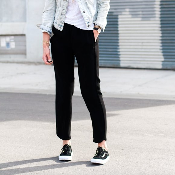 J. Crew | Pants & Jumpsuits | J Crew Reese Pant Drapey Crepe Black 3l23 | Poshmark